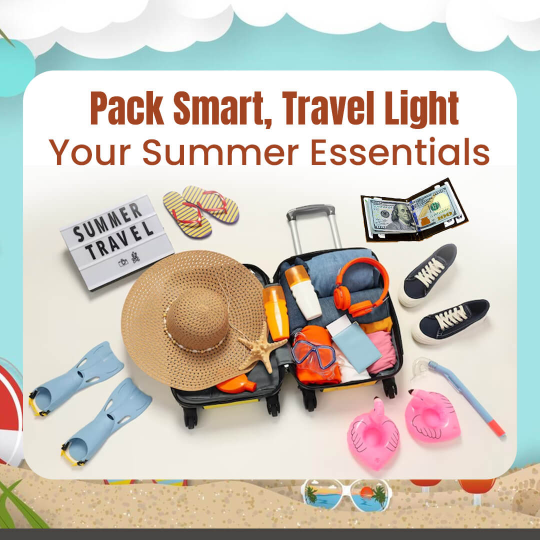 10 Men’s Summer Travel Essentials | Pack Smart - MoneyClip